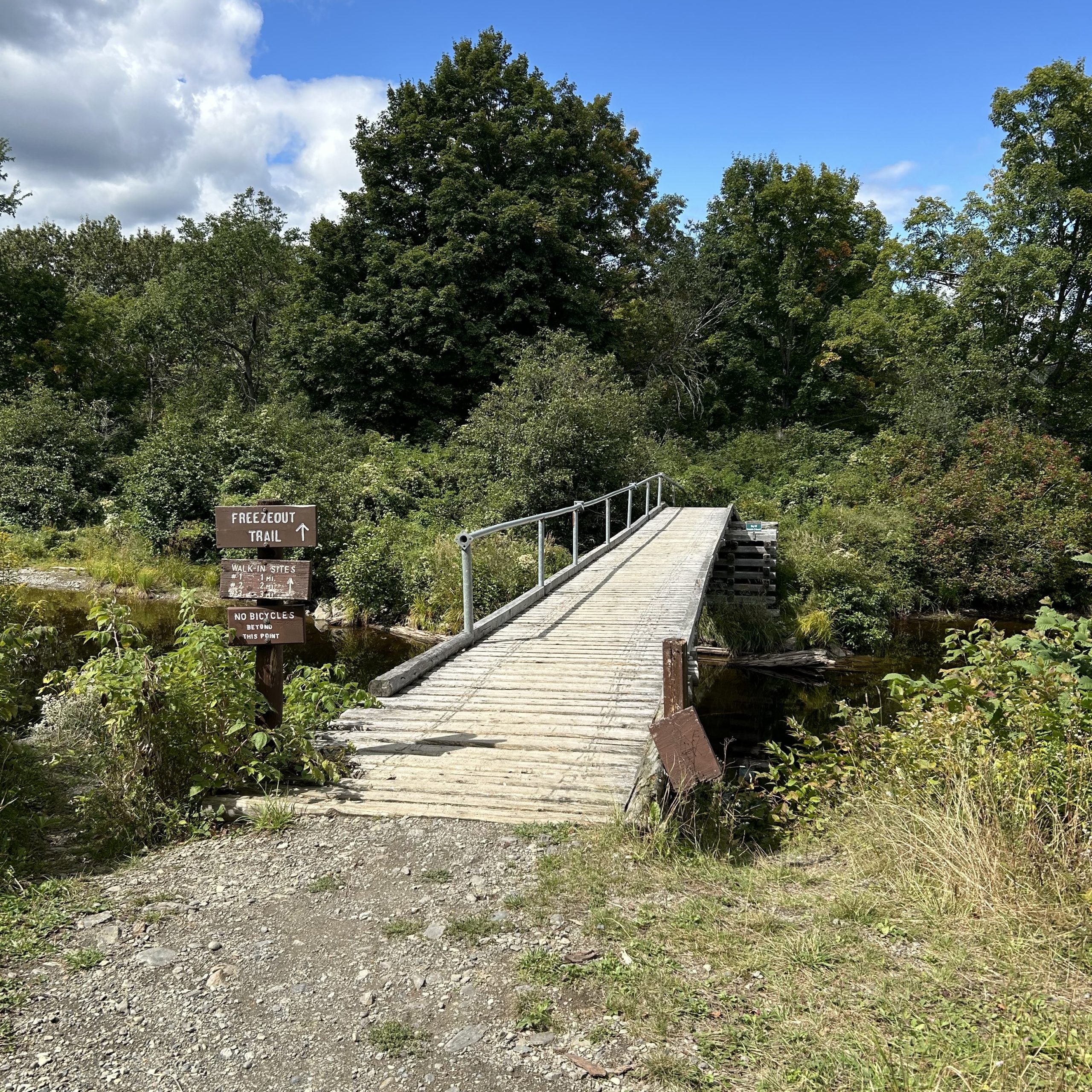 The Trout Brook Foot Bridge Will Be Closed for the Foreseeable Future ...